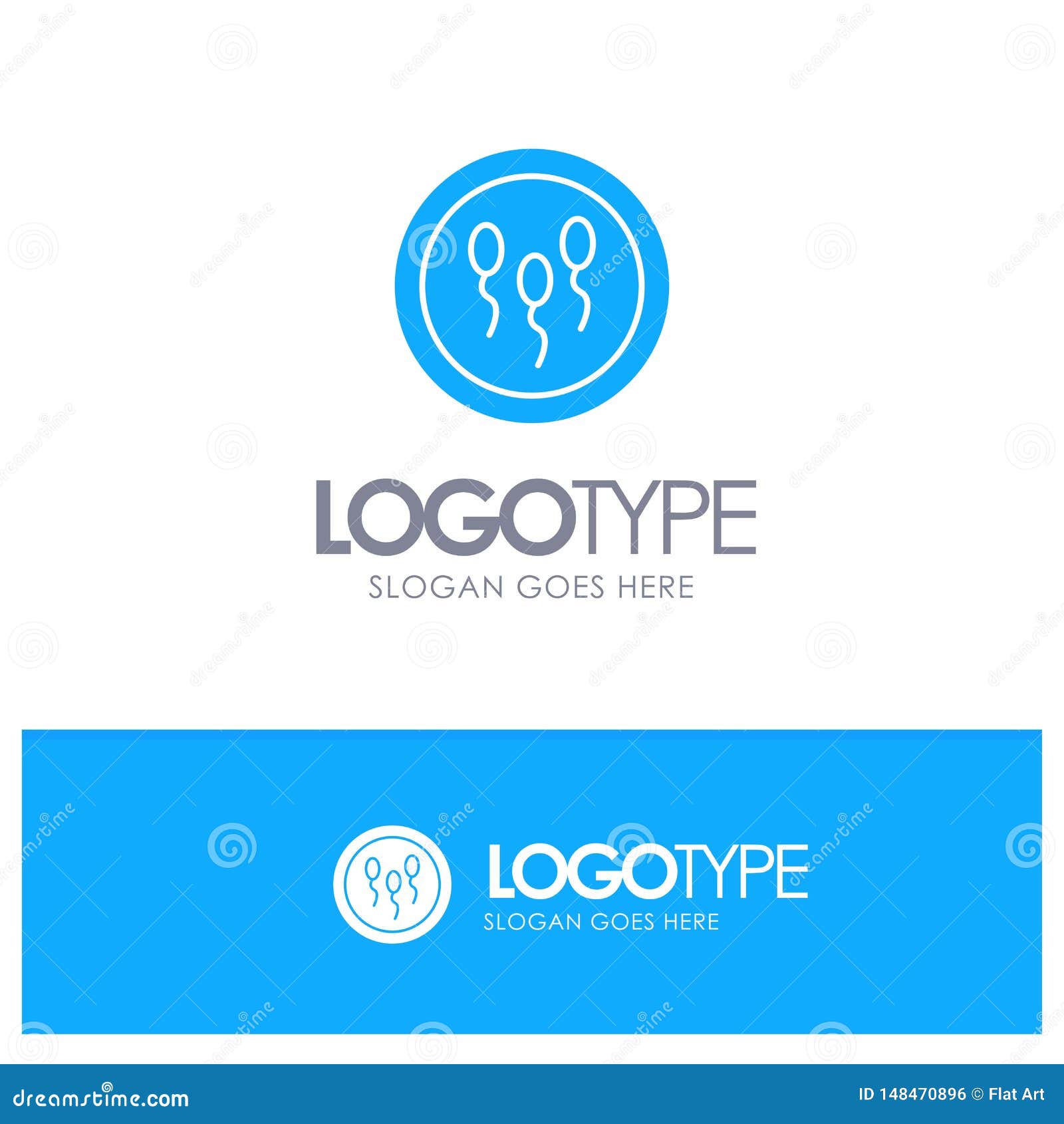 Biochemistry, Biology, Chemistry, Laboratory, Process Blue Solid Logo ...