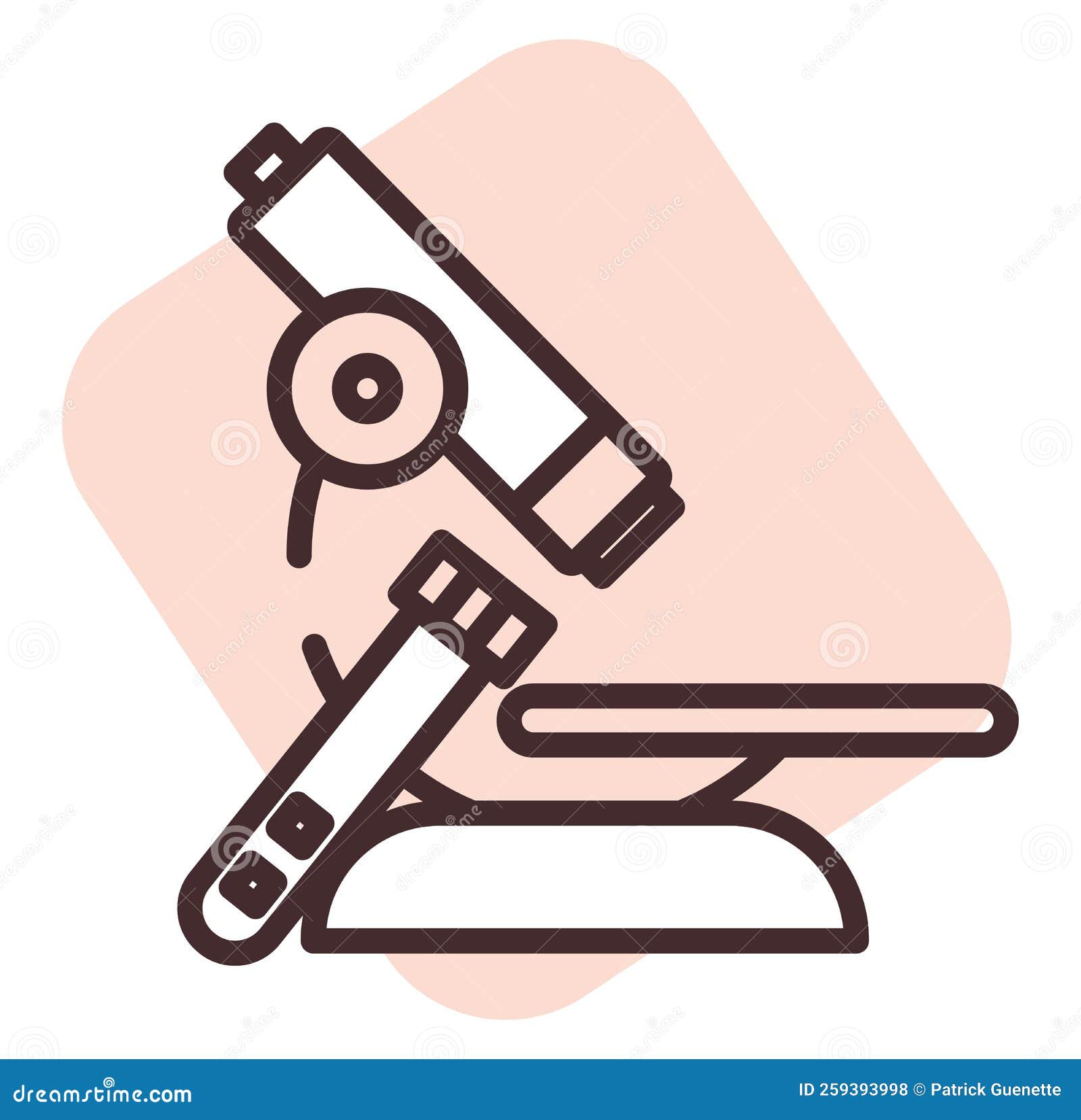 Biochemistry Blood Testing, Icon Stock Vector - Illustration of line ...