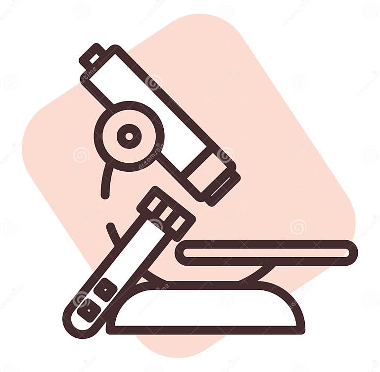 Biochemistry Blood Testing, Icon Stock Vector - Illustration of line ...