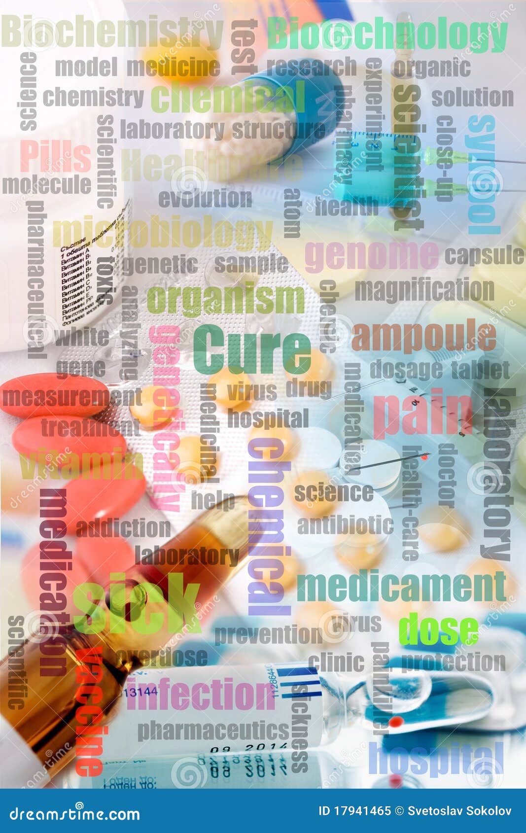Biochemistry collage stock image. Image of medical, bioscience - 17941465