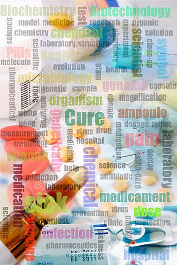 Biochemistry collage stock image. Image of medical, bioscience - 17941465
