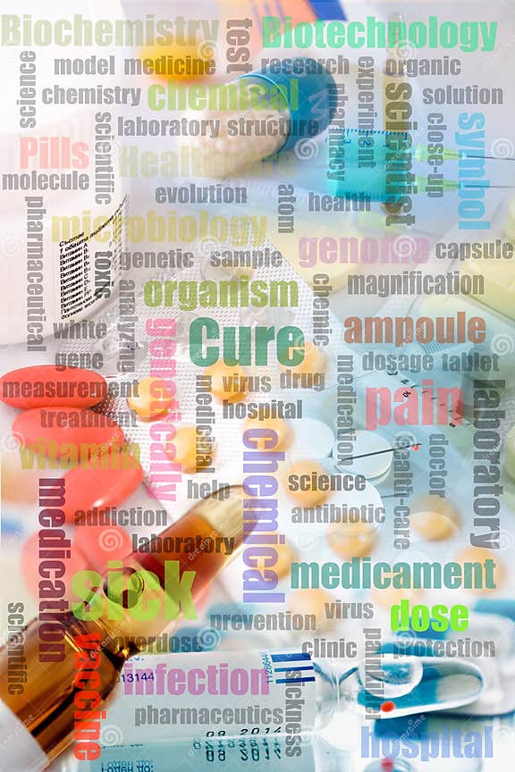 Biochemistry collage stock image. Image of medical, bioscience - 17941465