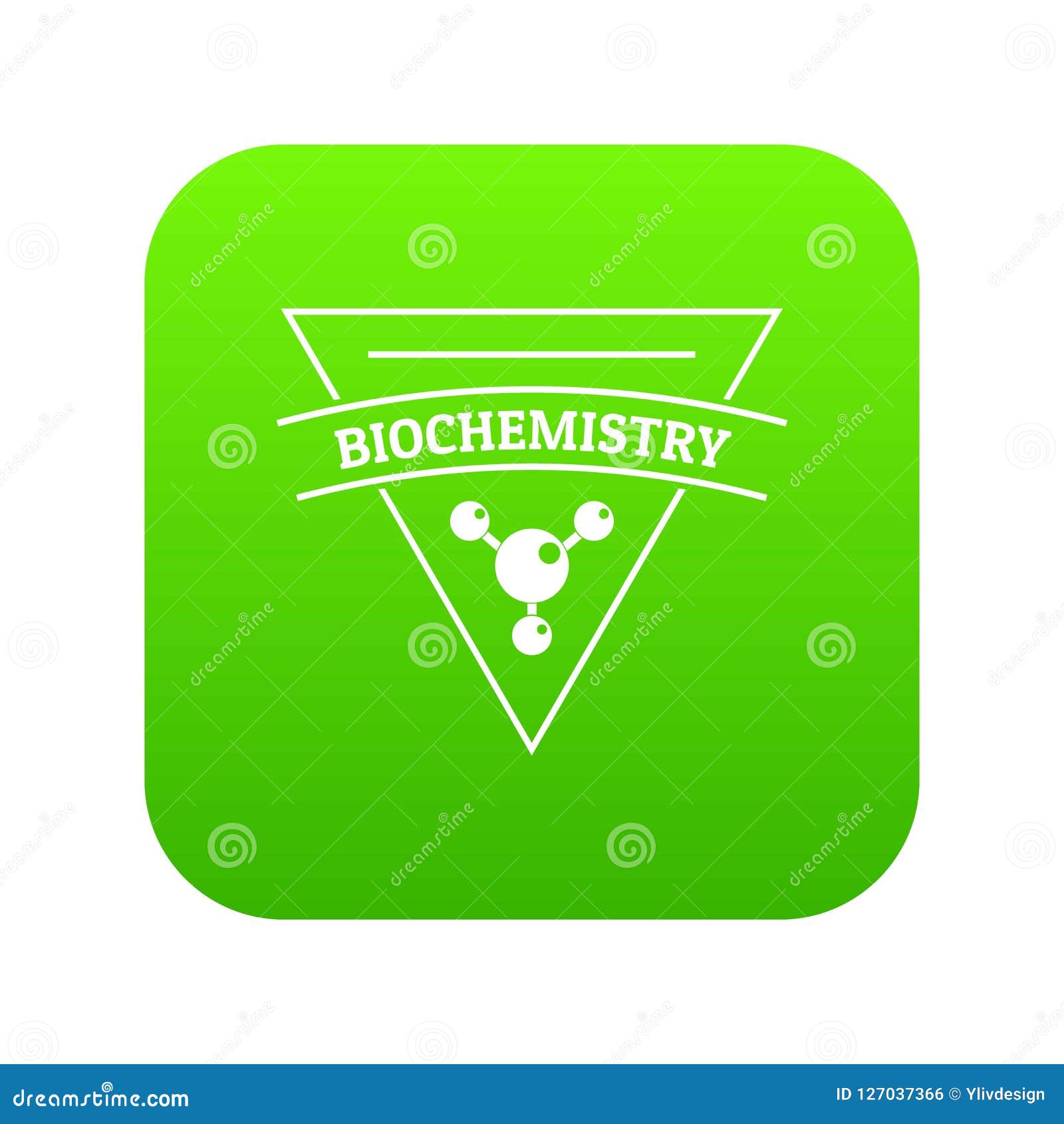 Biochemistry Icon. Flat Design. Isolated Molecule Structure,Atom Icon ...