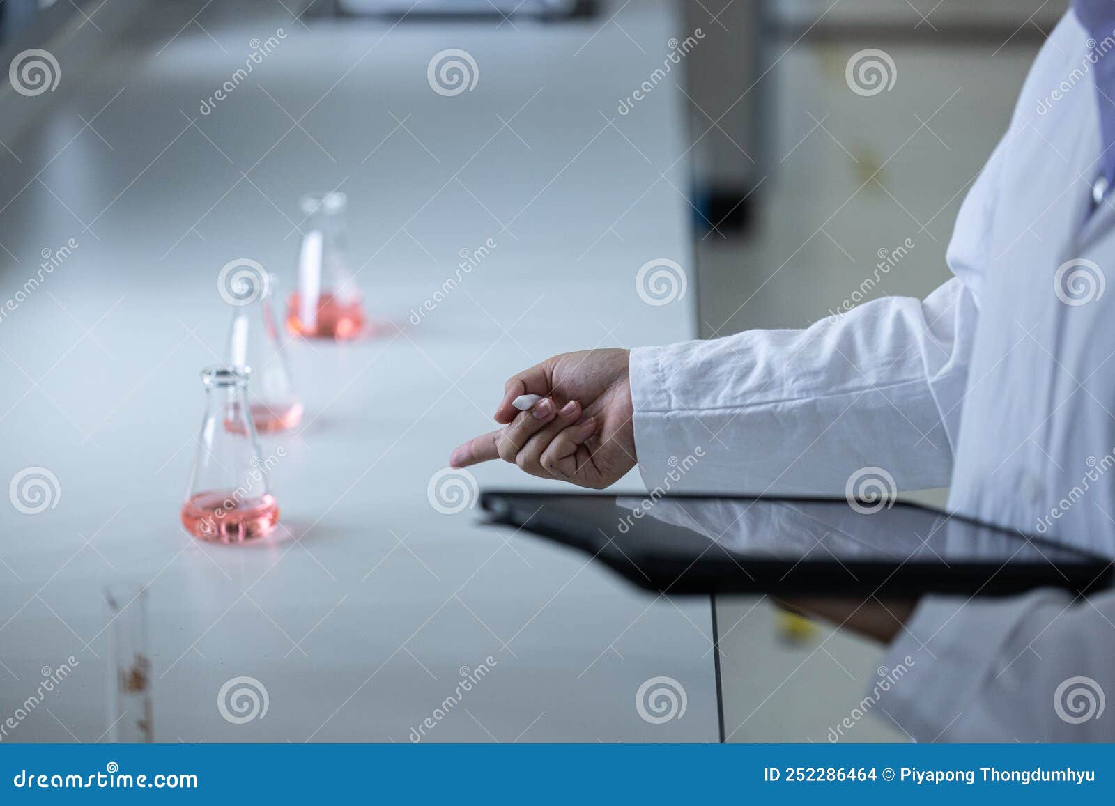Biochemistry Study in the Laboratory. Stock Photo - Image of ...