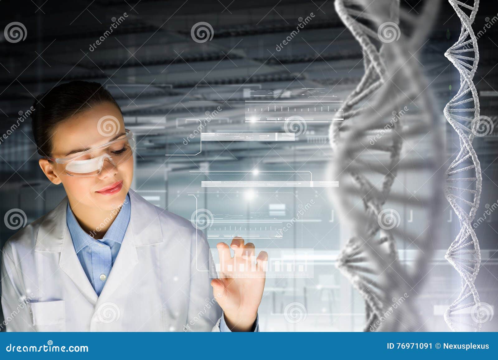 Biochemistry Study and Research . Mixed Media Stock Image - Image of ...