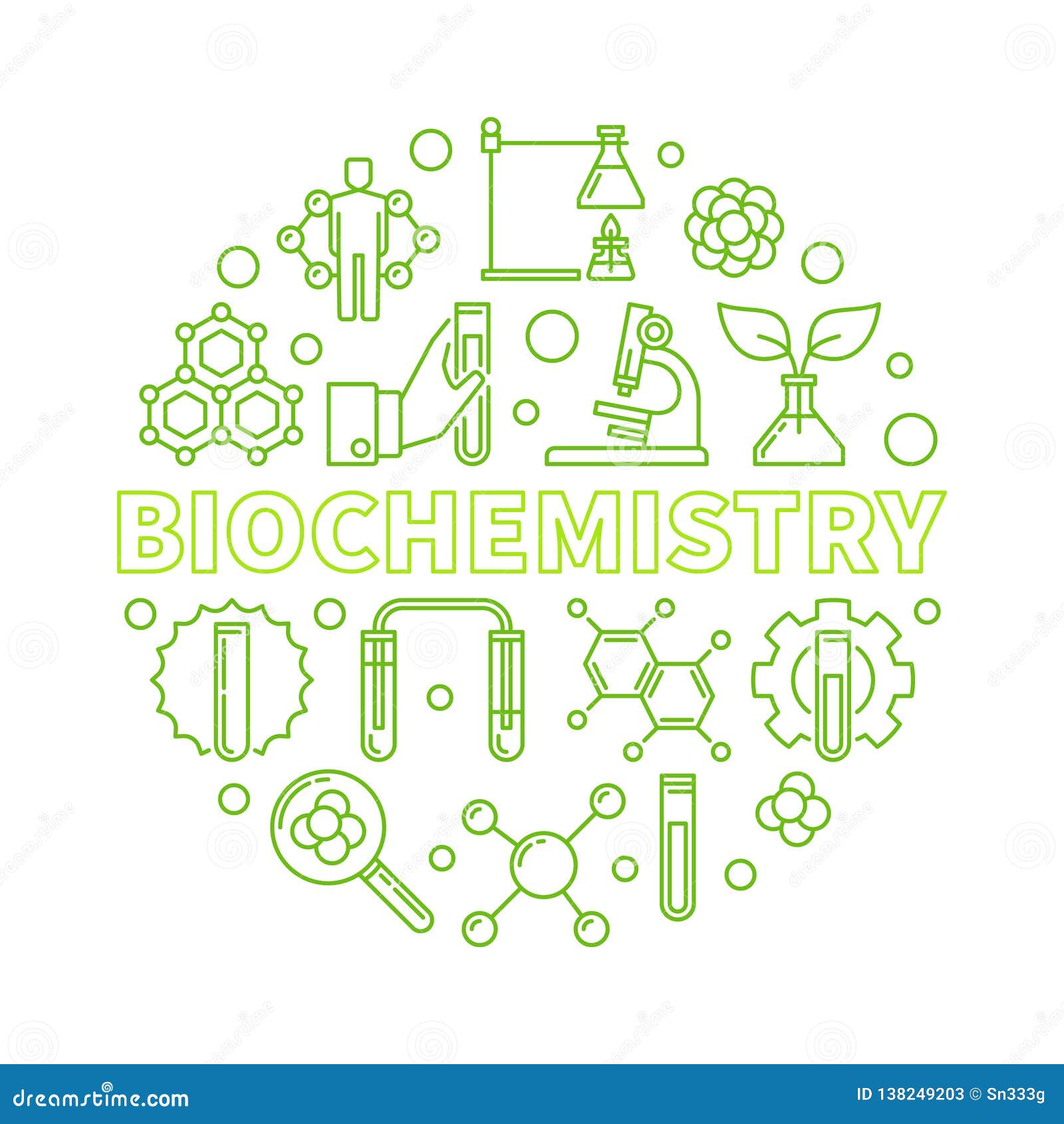 Biochemistry Vector Line Icon, Linear Concept, Outline Sign, Symbol ... Biochemistry Vector Line Icon, Linear Concept, Outline Sign, Symbol ...