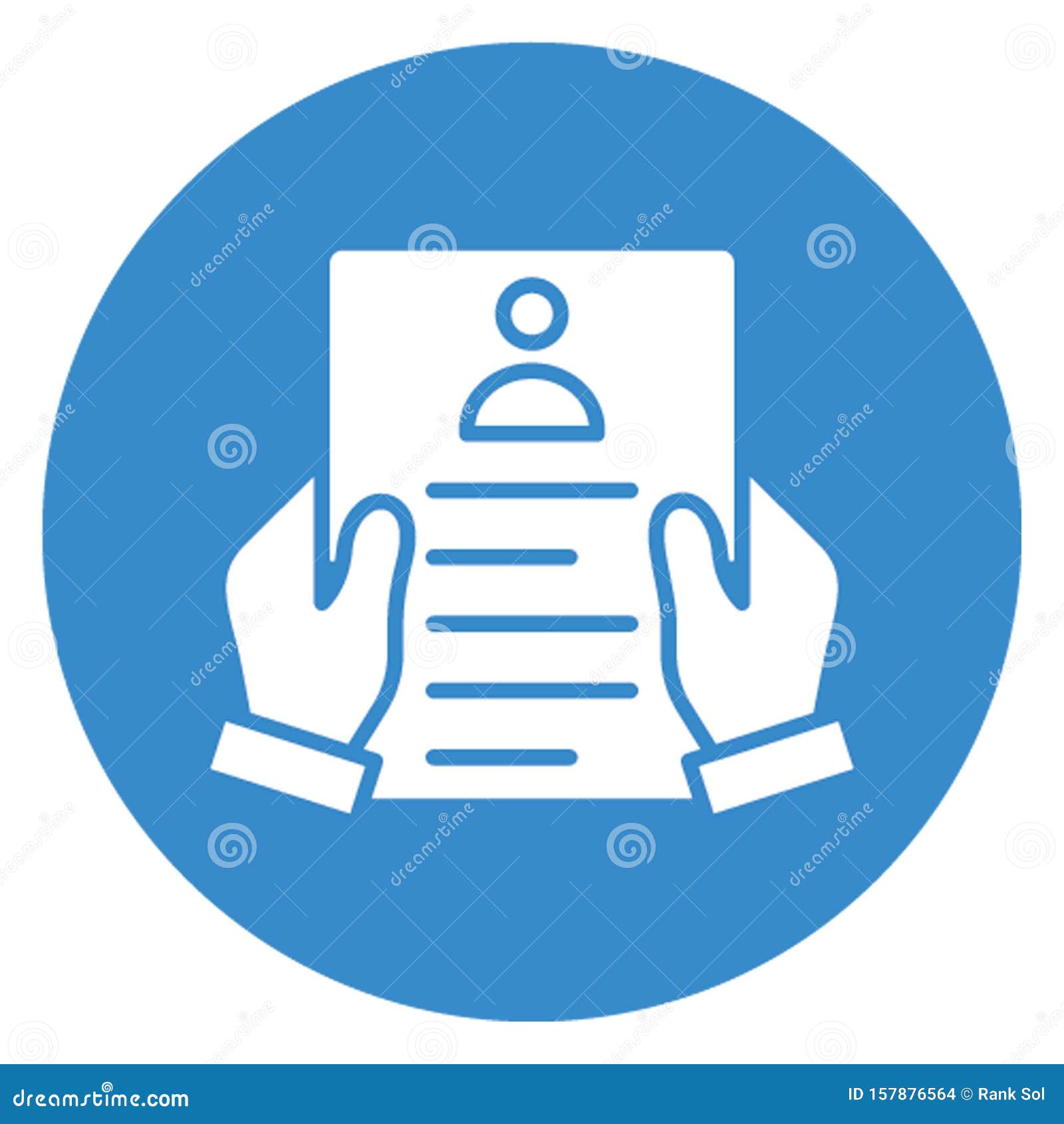 Biodata, Curriculum Vitae . Vector Icon Which Can Easily Modify or Edit ...