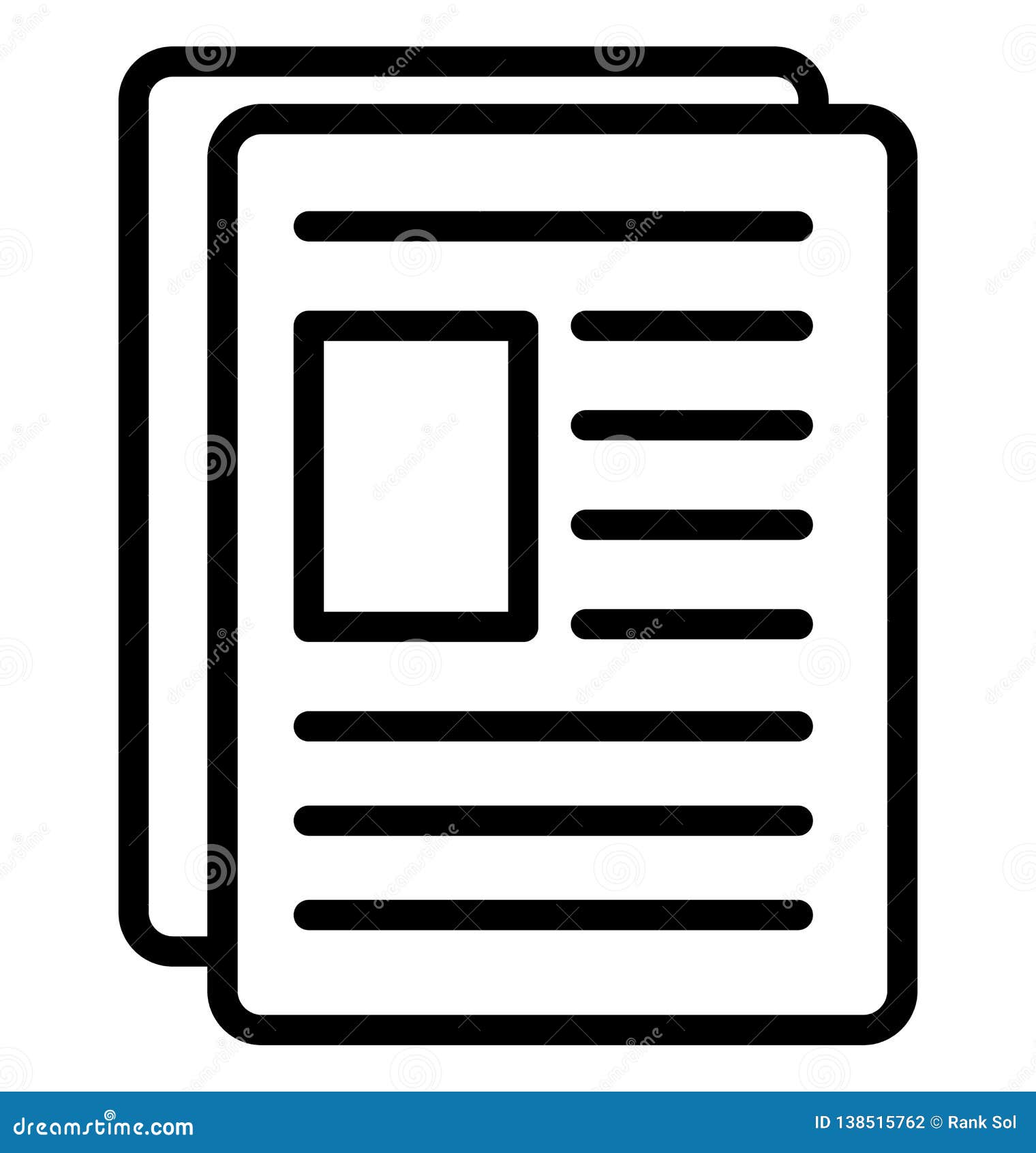 Biodata Isolated Vector Icon that Can Be Easily Modified or Edit Stock ...