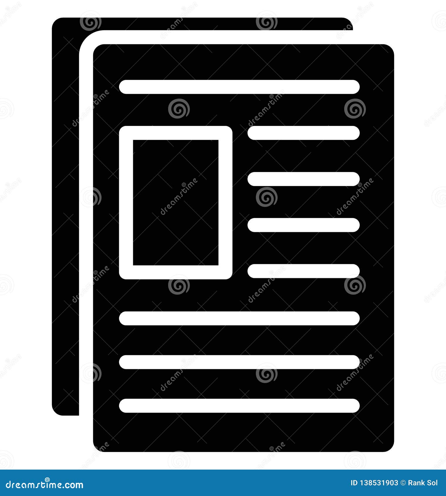 Biodata Isolated Vector Icon that Can Be Easily Modified or Edit ...