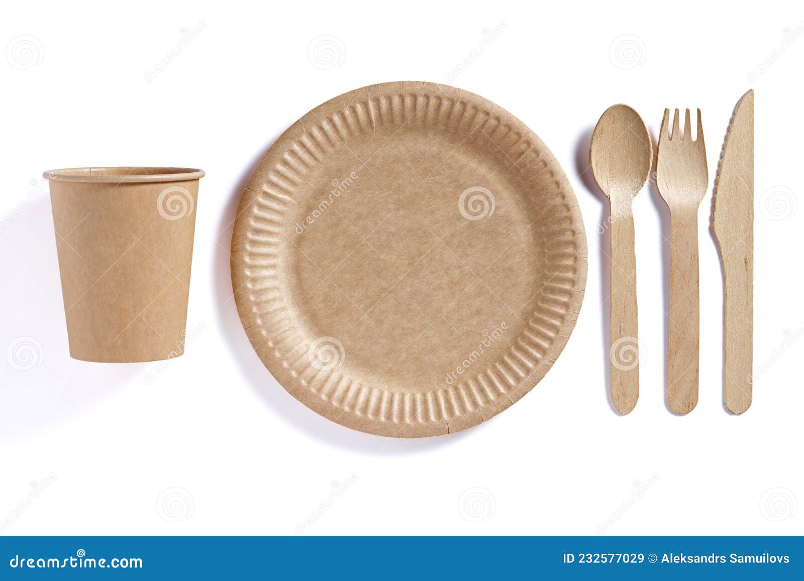 Biodegradable Eco-friendly Dishes Stock Image - Image of kitchenware ...