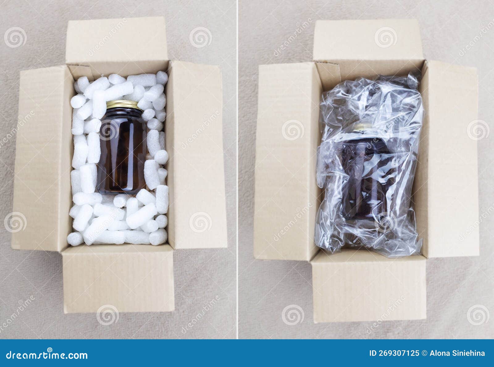 Before and after. Biodegradable Filler in Parcel Packaging Vs Plastic ...