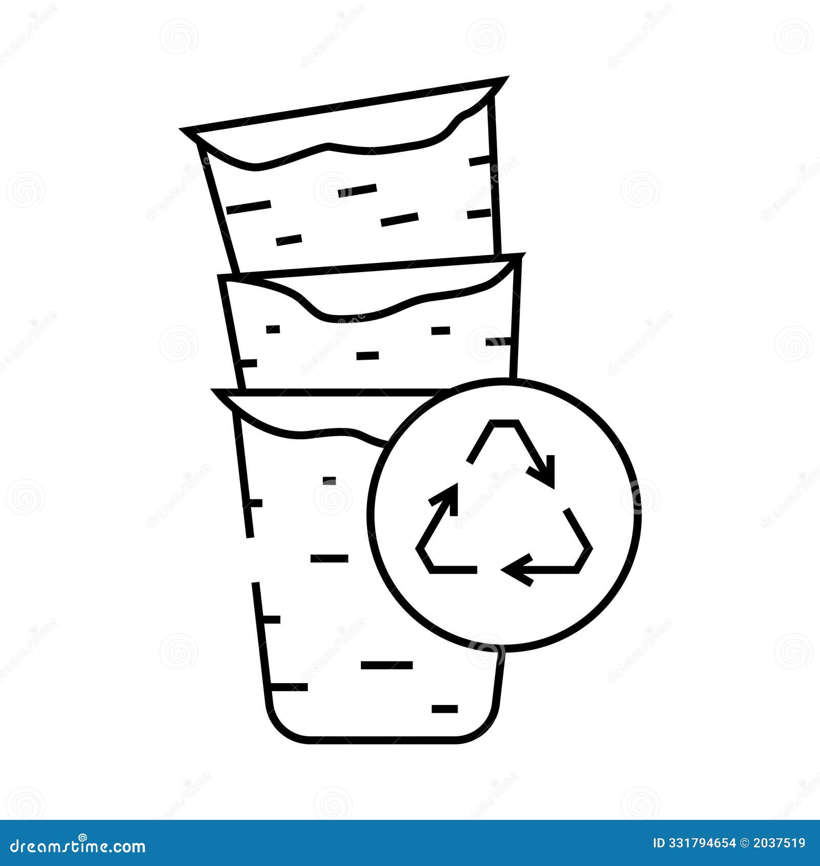 Biodegradable Materials In Natural Decomposition Process Royalty-Free ...