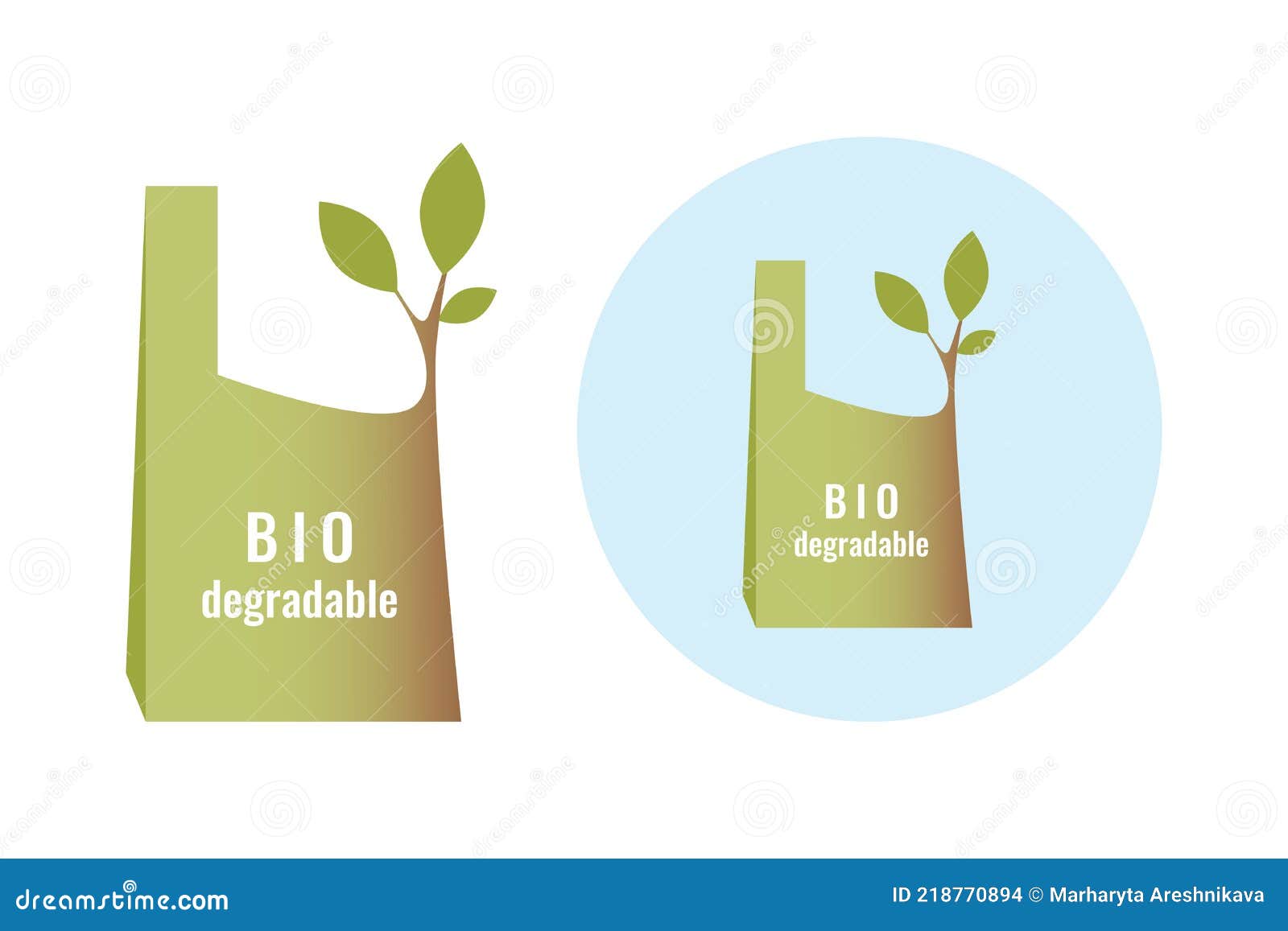 Biodegradable Package. Logo, Sign, Emblem, Signal, Ecology Concept ...
