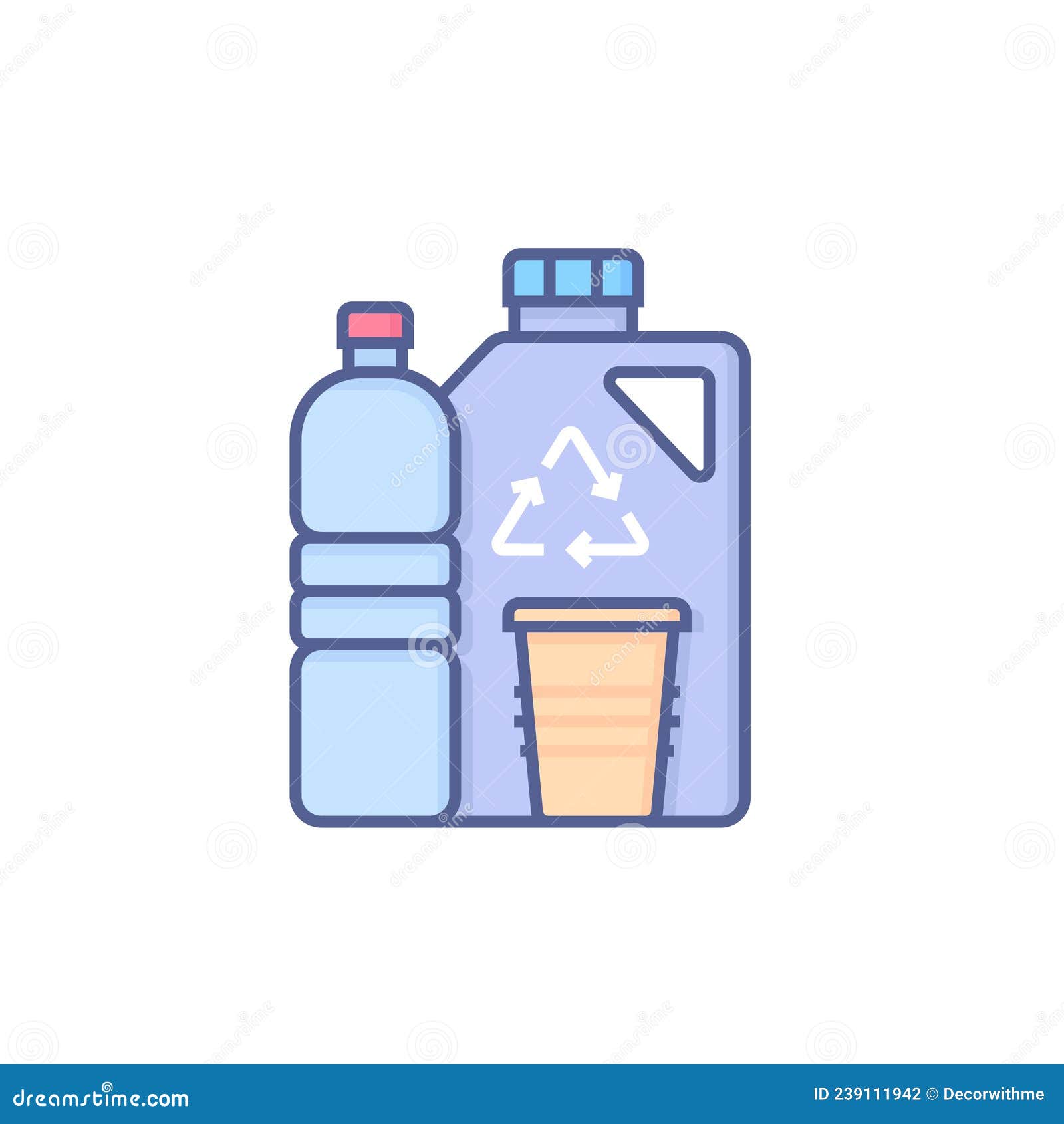 Biodegradable Packaging - Modern Colored Line Design Style Icon Stock ...