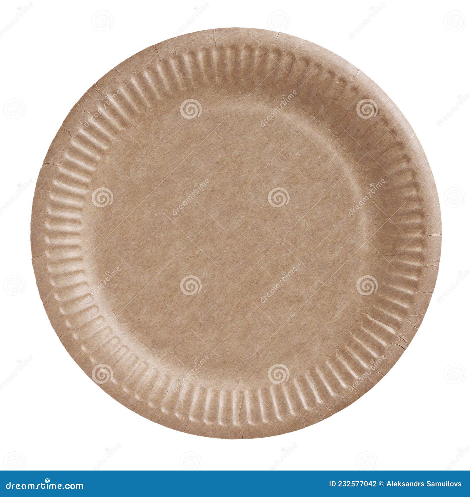 Biodegradable paper plate stock photo. Image of crockery - 232577042
