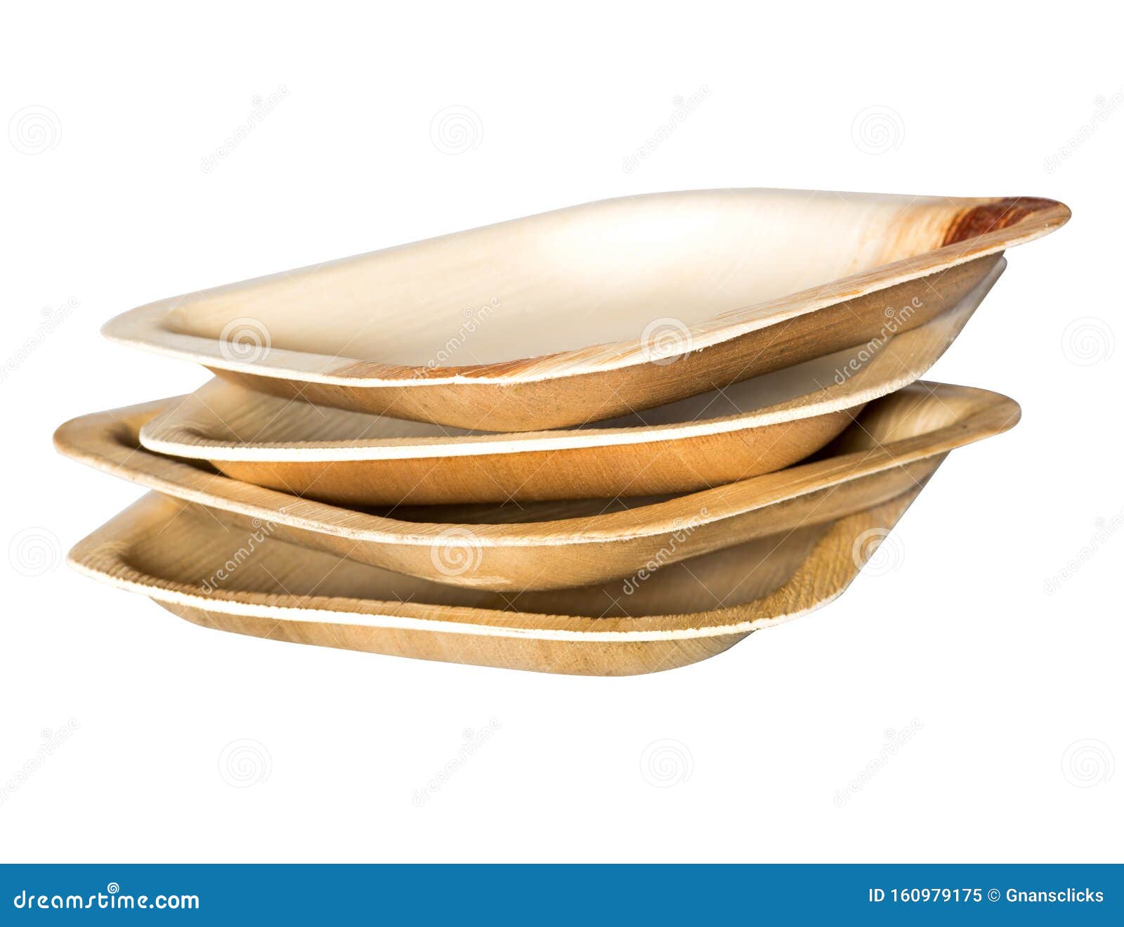 Biodegradable Party Plate Stacked Up on White Stock Image - Image of ...