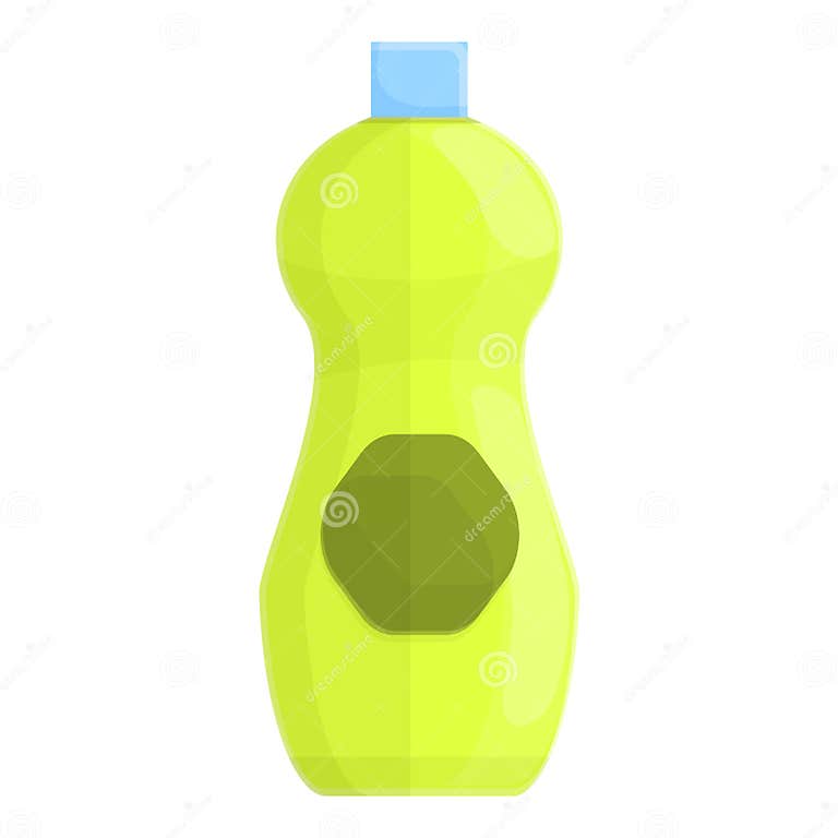 Biodegradable Plastic Bottle Icon, Cartoon Style Stock Illustration ...
