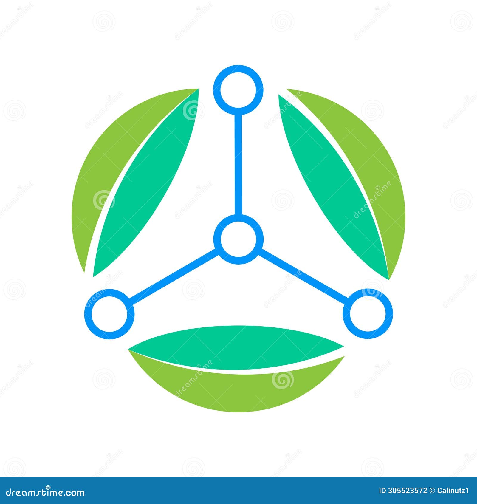 Biodegradable Polymers Green Vector Logo Icon Emblem - Eco Friendly ...