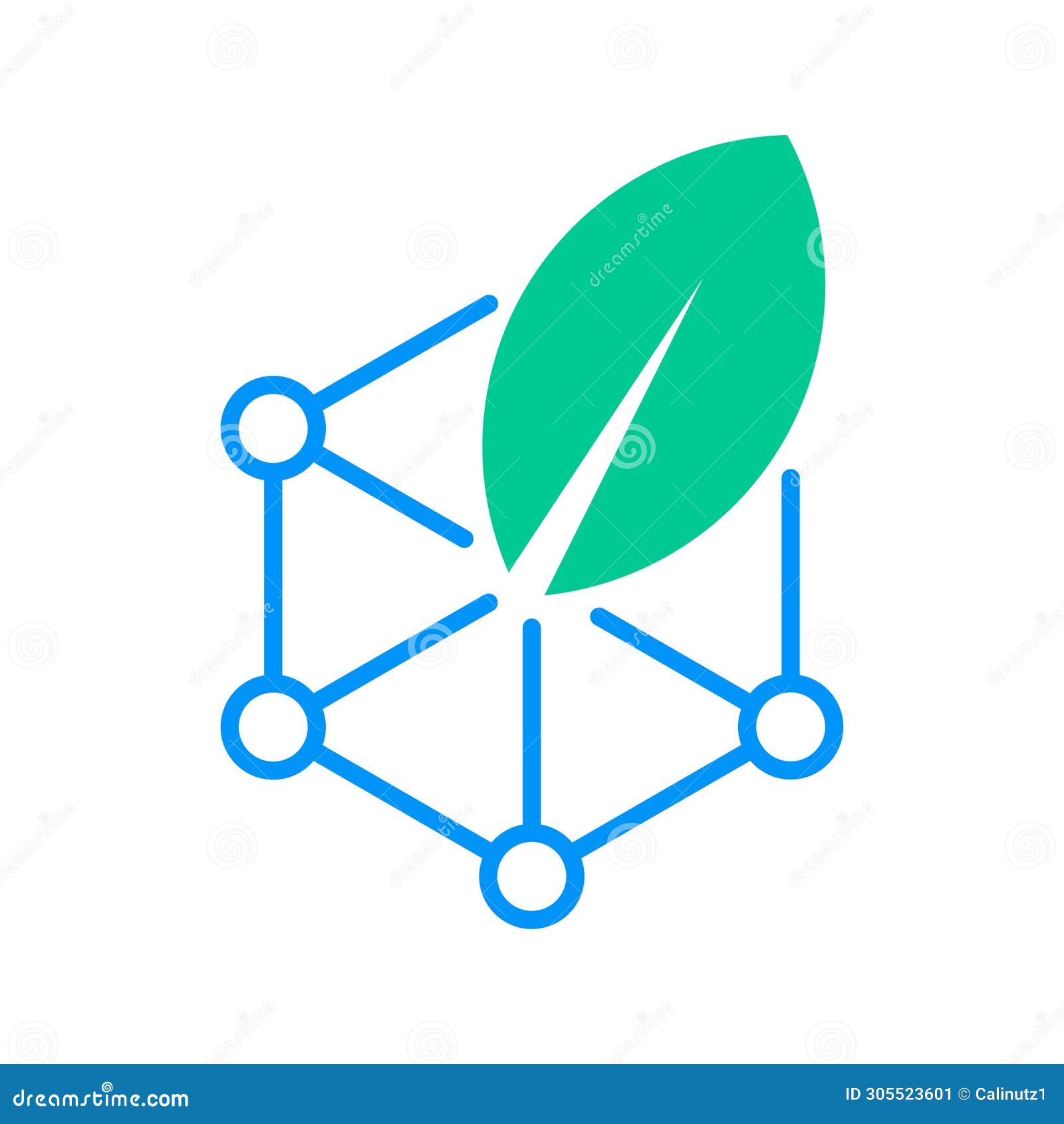 Biodegradable Polymers Green Vector Logo Icon Emblem - Eco Friendly ...