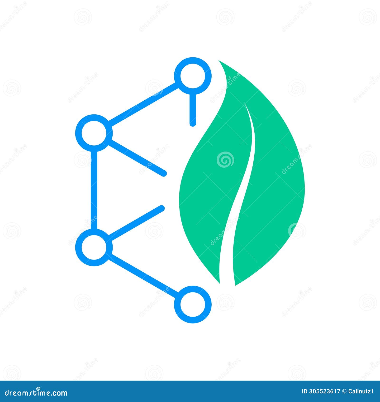 Biodegradable Polymers Green Vector Logo Icon Emblem - Eco Friendly ...