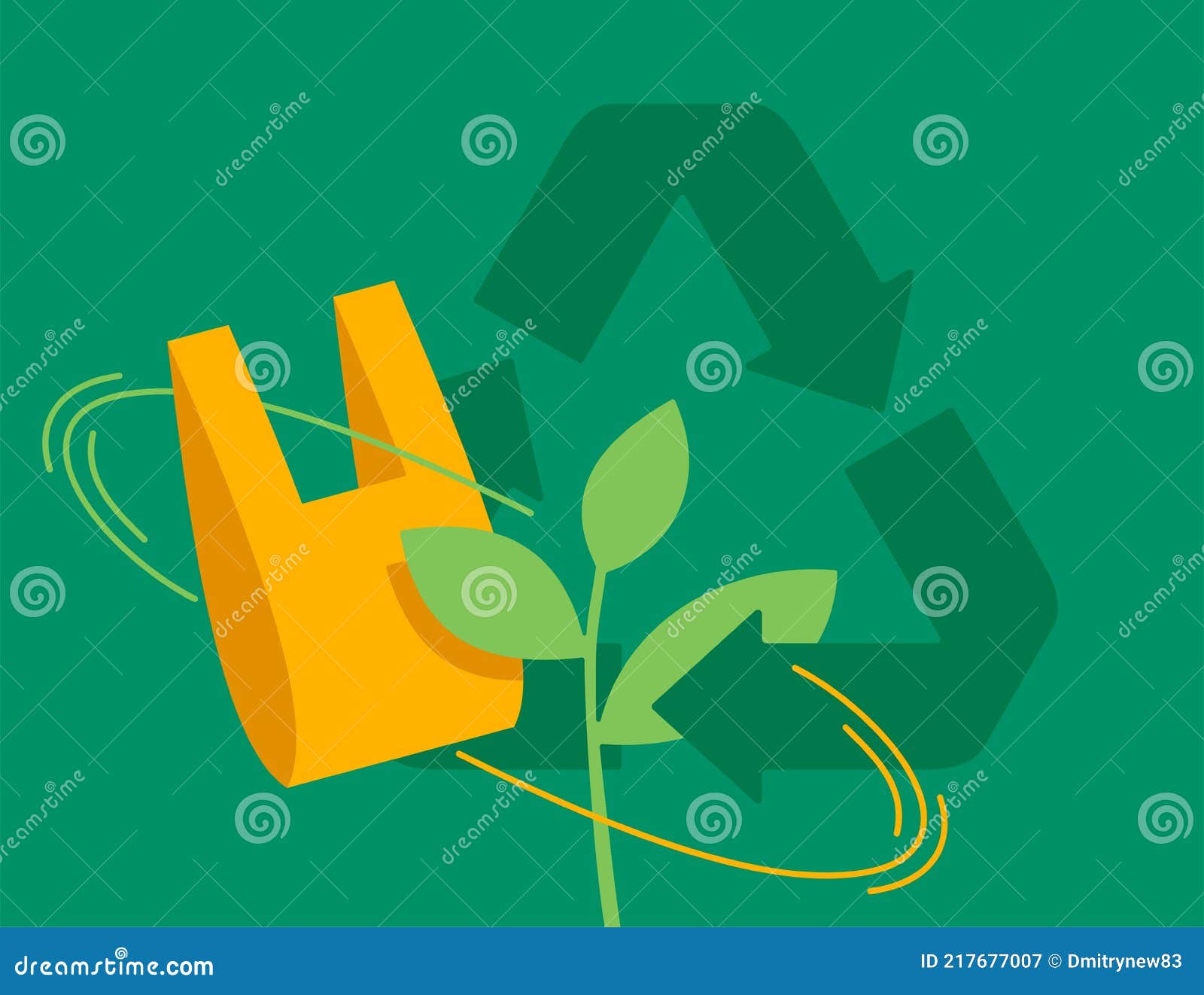 Biodegradable Polymers - Turns To Plant Branch Stock Vector ...