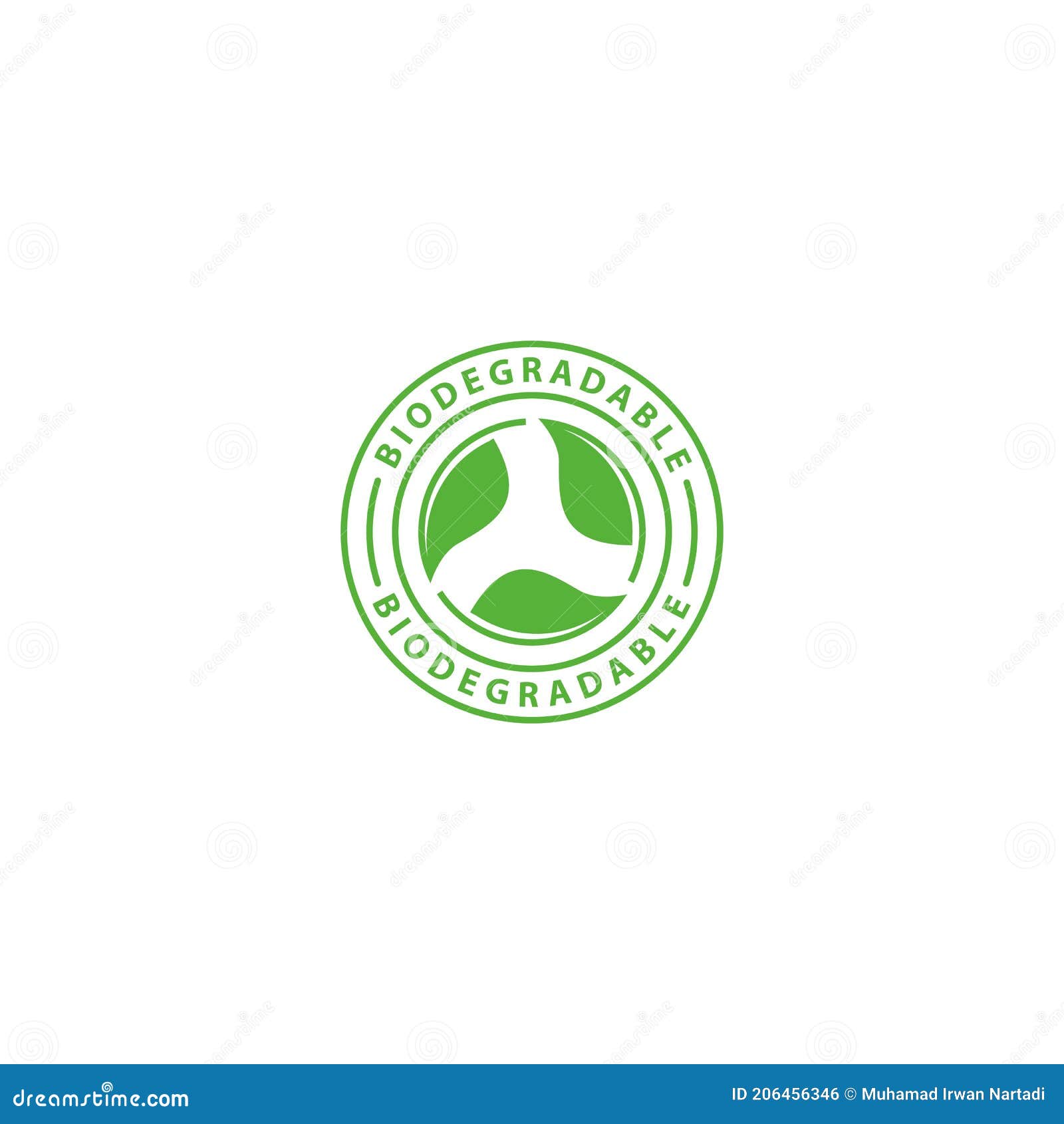 Biodegradable, Product Label. Vector Logo Icon Template Stock Vector ...