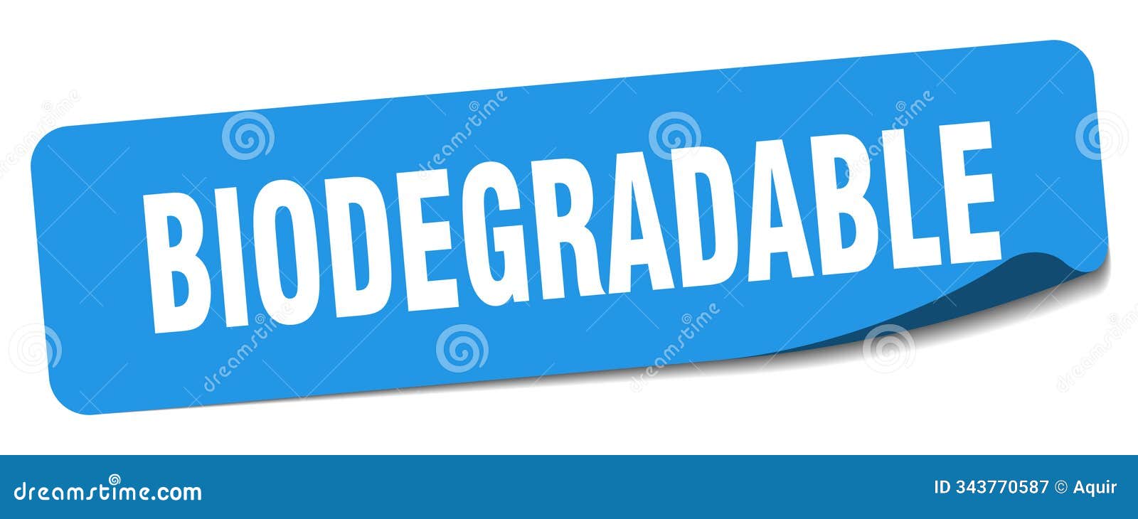 Biodegradable Sticker. Biodegradable Label Vector Illustration ...