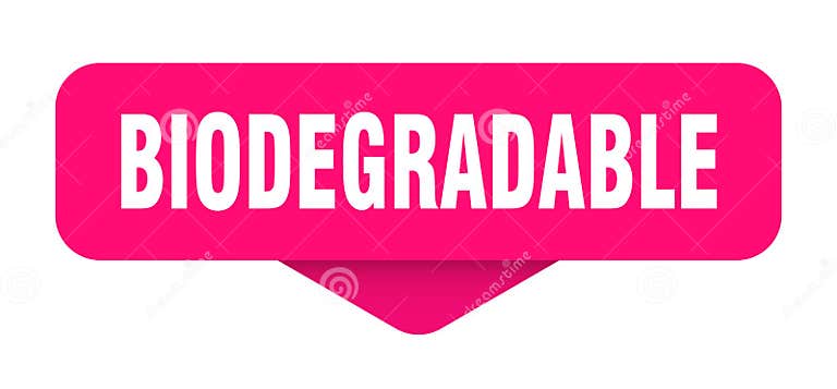 Biodegradable Sticker. Biodegradable Sign on Transparent Background ...