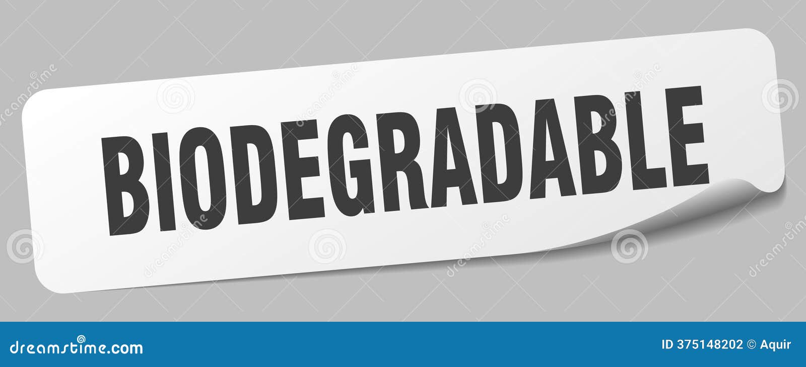 Biodegradable Sticker. Biodegradable Sign On Transparent Background ...