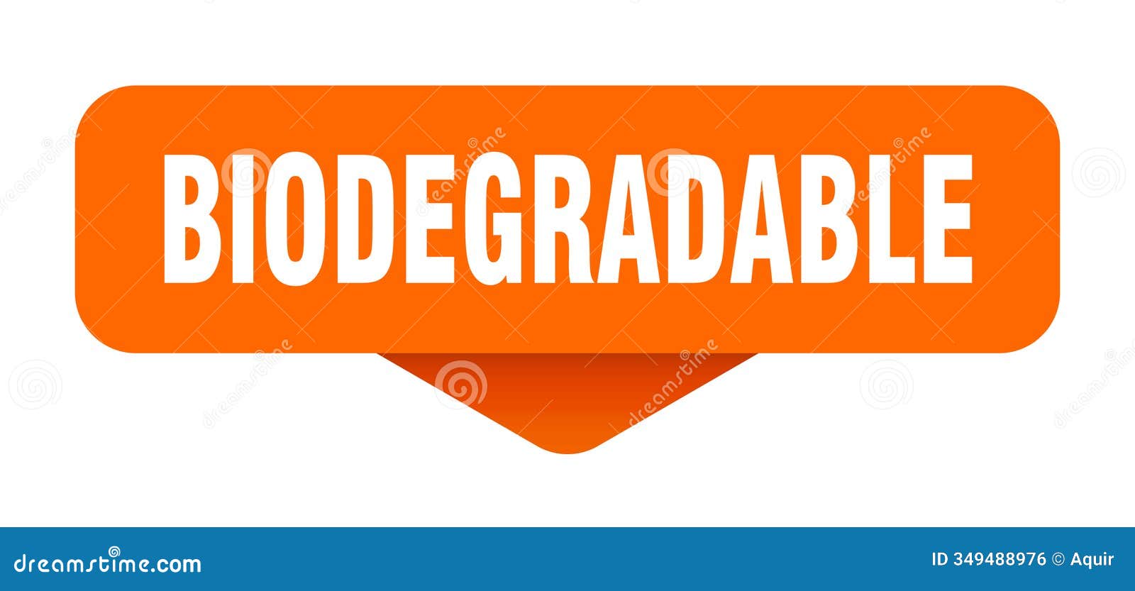 Biodegradable Sticker. Biodegradable Sign on Transparent Background ...