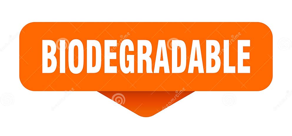 Biodegradable Sticker. Biodegradable Sign on Transparent Background ...