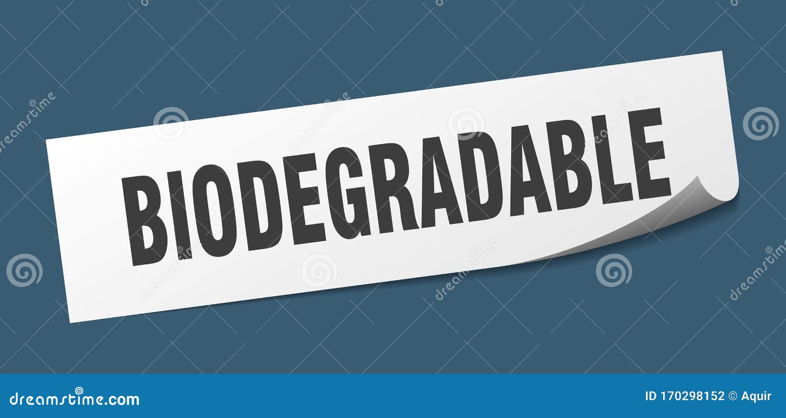 Biodegradable Sticker. Biodegradable Label Cartoon Vector ...