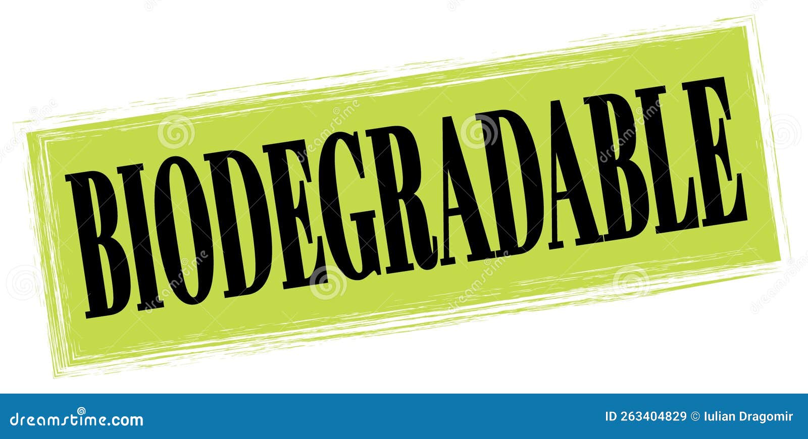 BIODEGRADABLE Text Written on Green-black Stamp Sign Stock Illustration ...