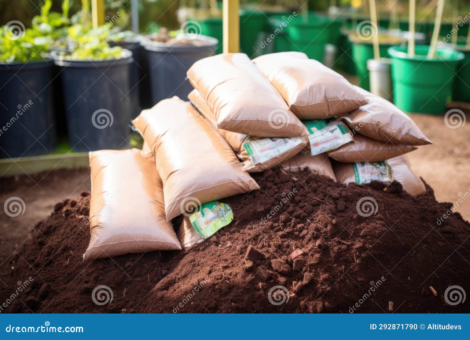 Biodegradable Waste Materials Ready for Compost Stock Photo - Image of ...