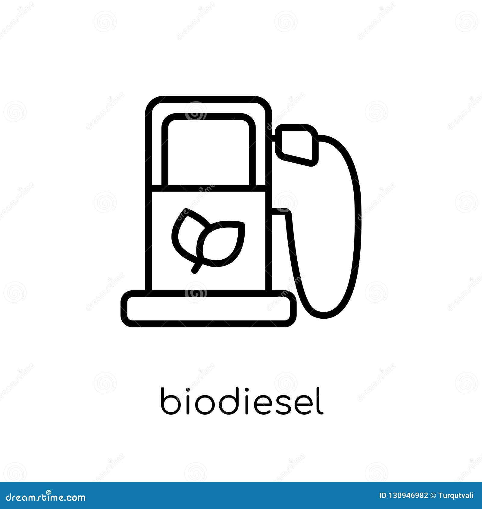 Biodiesel Icon On White Background. Simple Element Illustration From Ecology Concept ...