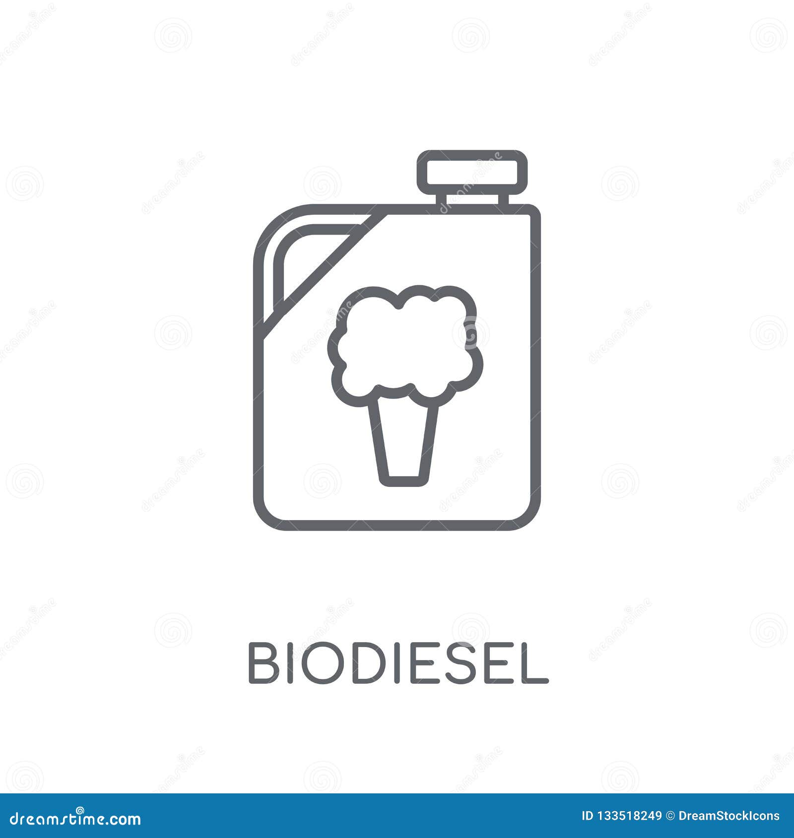Biodiesel Icon Vector Isolated On White Background, Biodiesel Sign ...