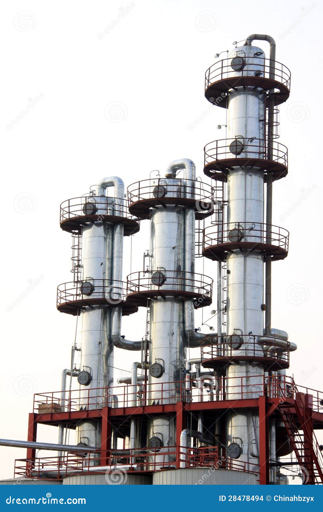 Biodiesel Production Equipment in a Factory Stock Photo - Image of ...