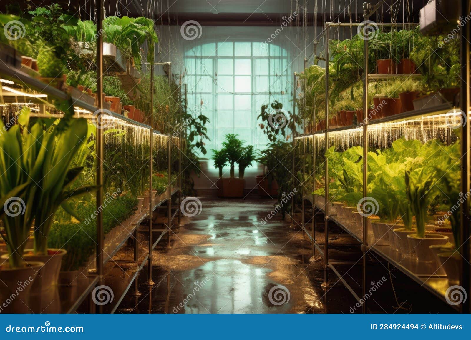 Bioengineered Crops Growing in a Laboratory Stock Photo - Image of ...
