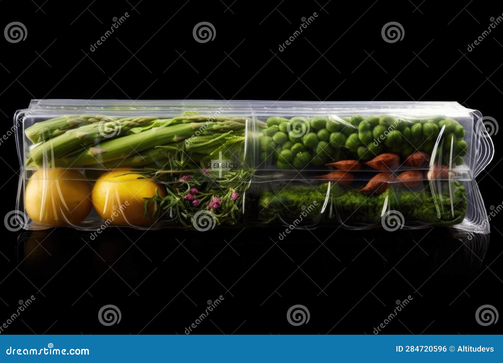 Bioengineered Food in Sealed, Futuristic Packaging Stock Photo - Image ...