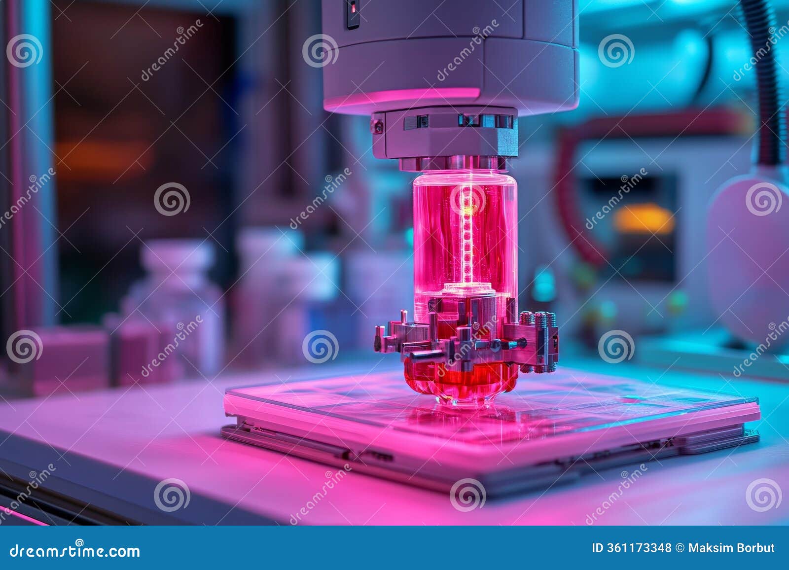 Bioengineering Equipment in a Modern Lab Prints Artificial Organs from ...