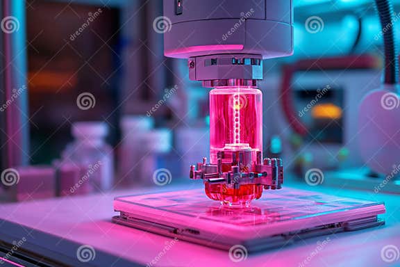 Bioengineering Equipment in a Modern Lab Prints Artificial Organs from ...