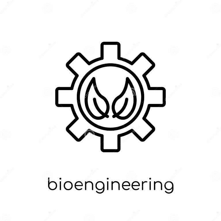 Bioengineering Icon. Trendy Modern Flat Linear Vector Bioengineering ...