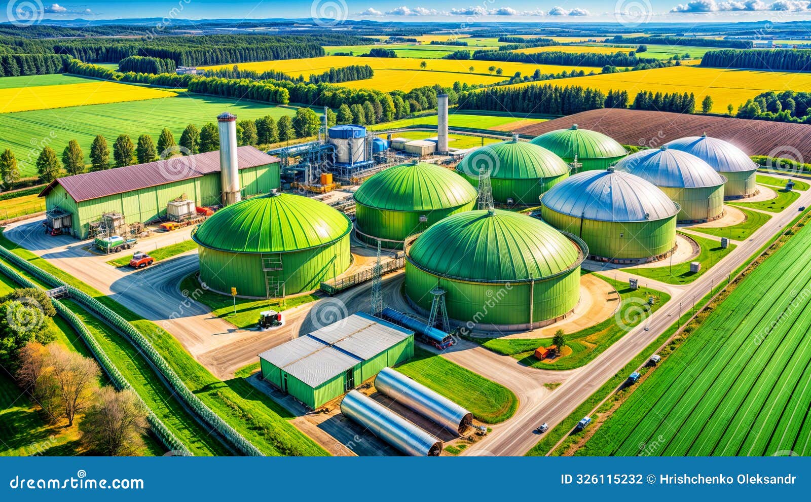 Biogas Station Complex for Processing Agricultural Raw Materials into ...