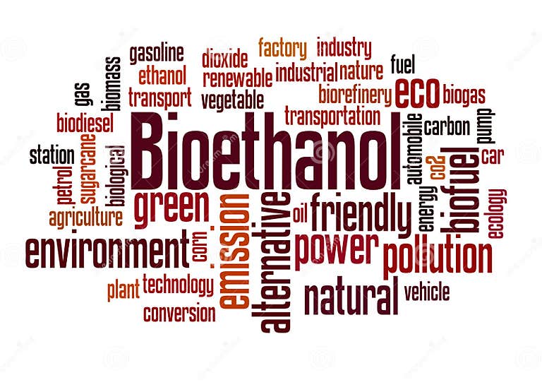 Bioethanol Word Cloud Concept Stock Illustration - Illustration of ...