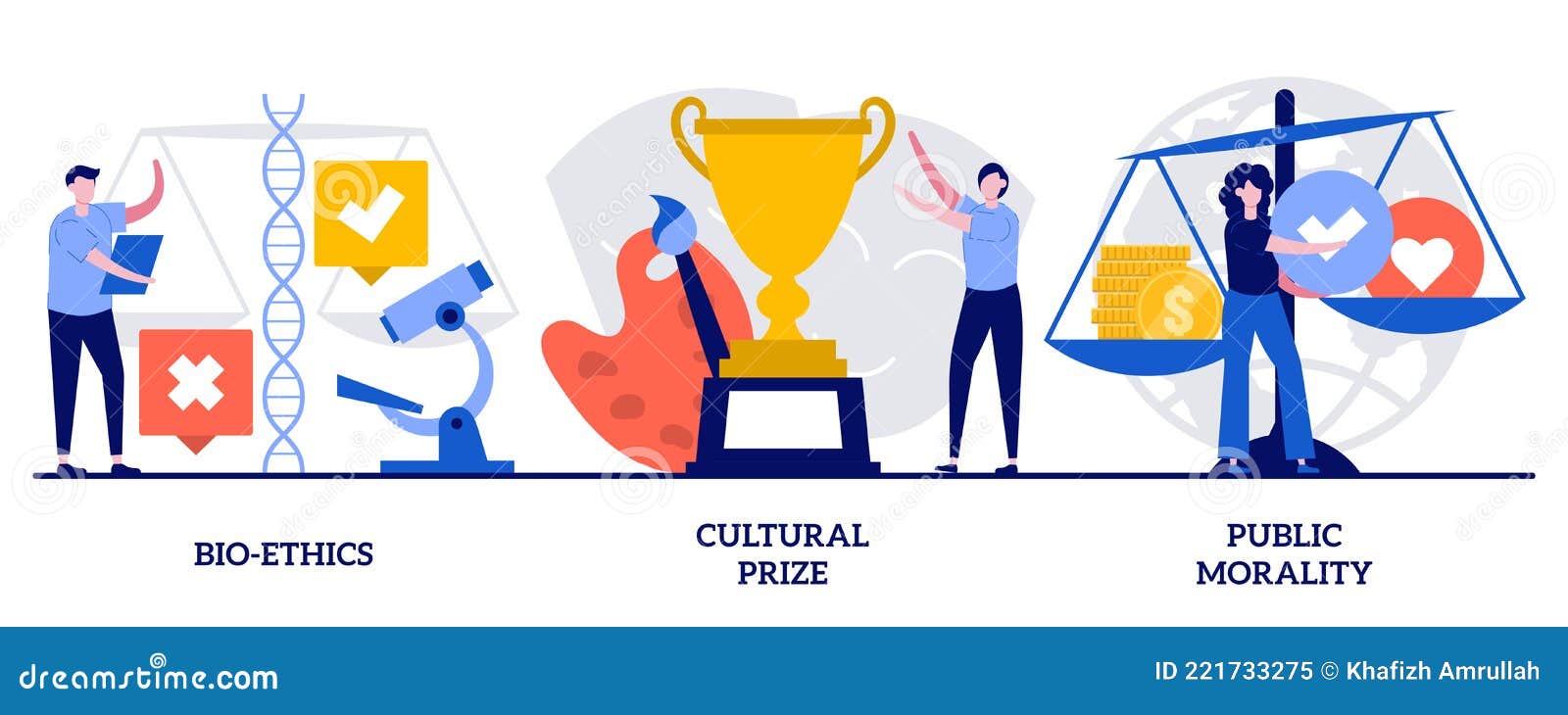 Bioethics, Cultural Prize, Public Morality Concept with Tiny People ...