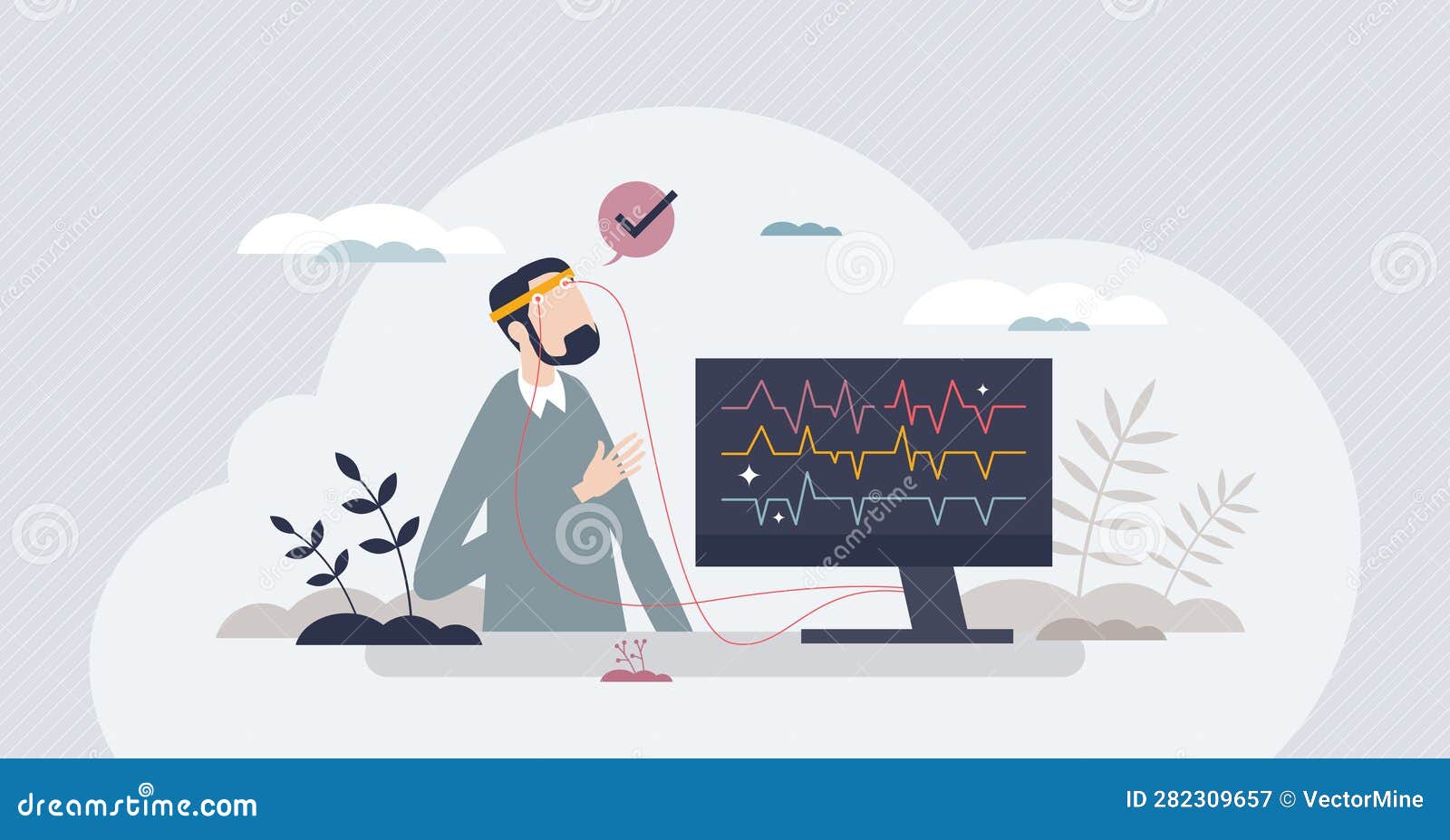 Biofeedback Process for Physiological Functions Awareness Tiny Person ...