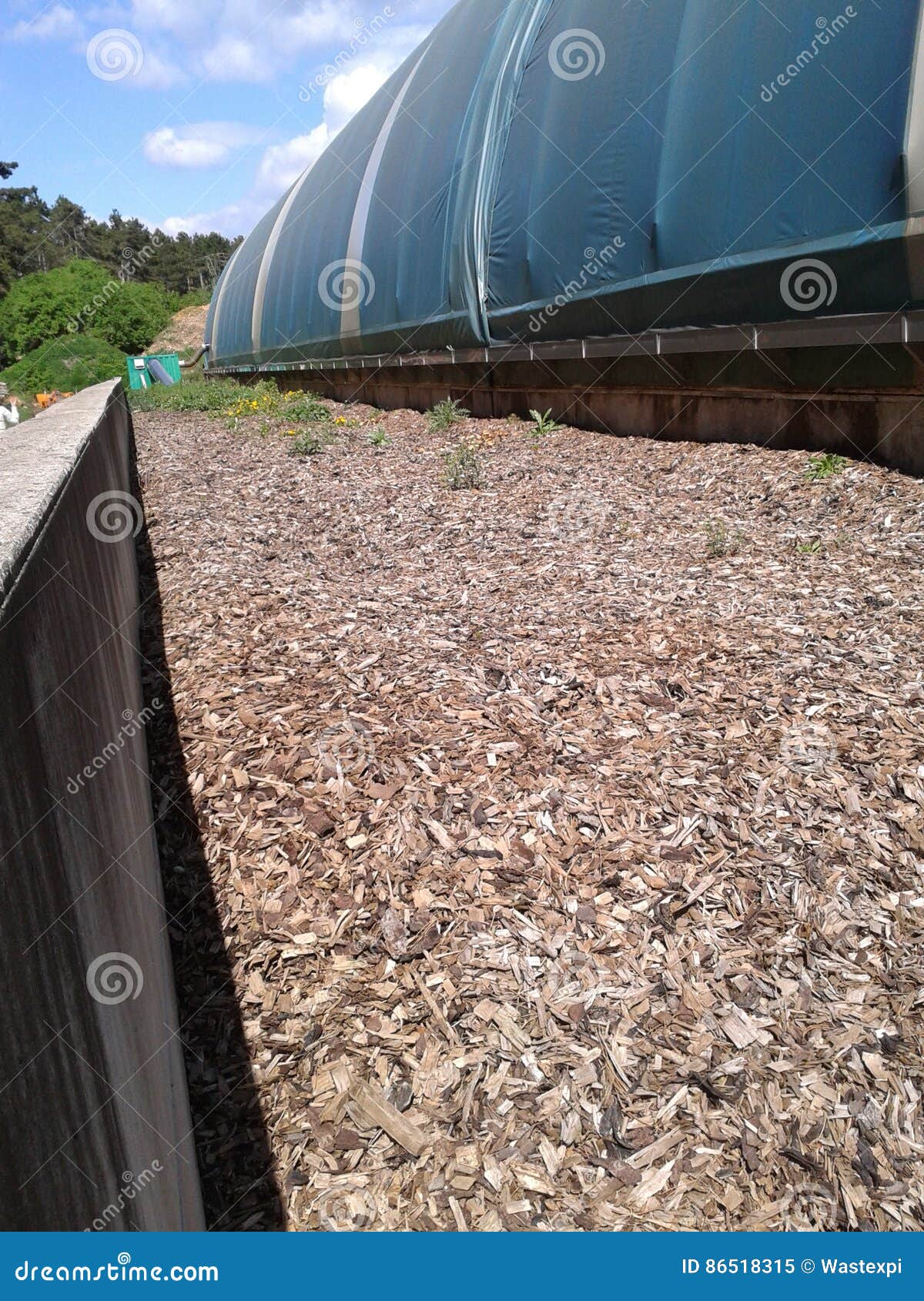 Biofilter for the Treatment of Polluted Air Stock Image - Image of ...