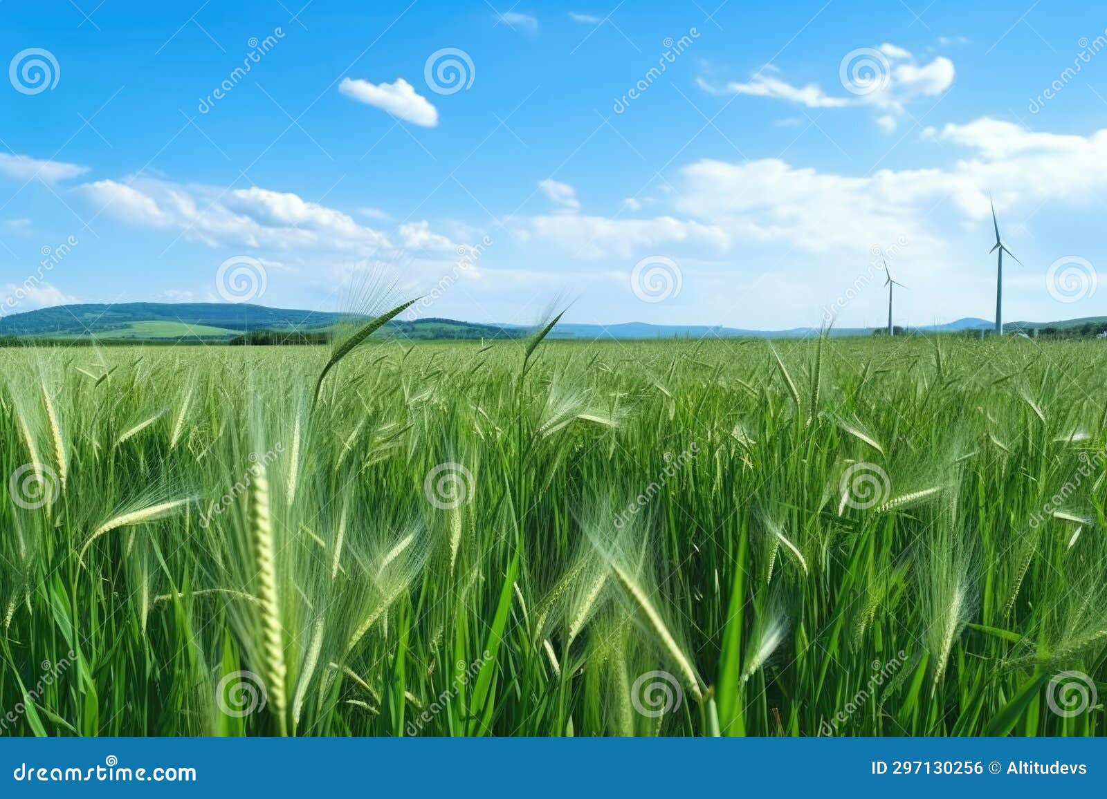 Biofuel Energy Crop Field Waving in the Wind Stock Photo - Image of ...