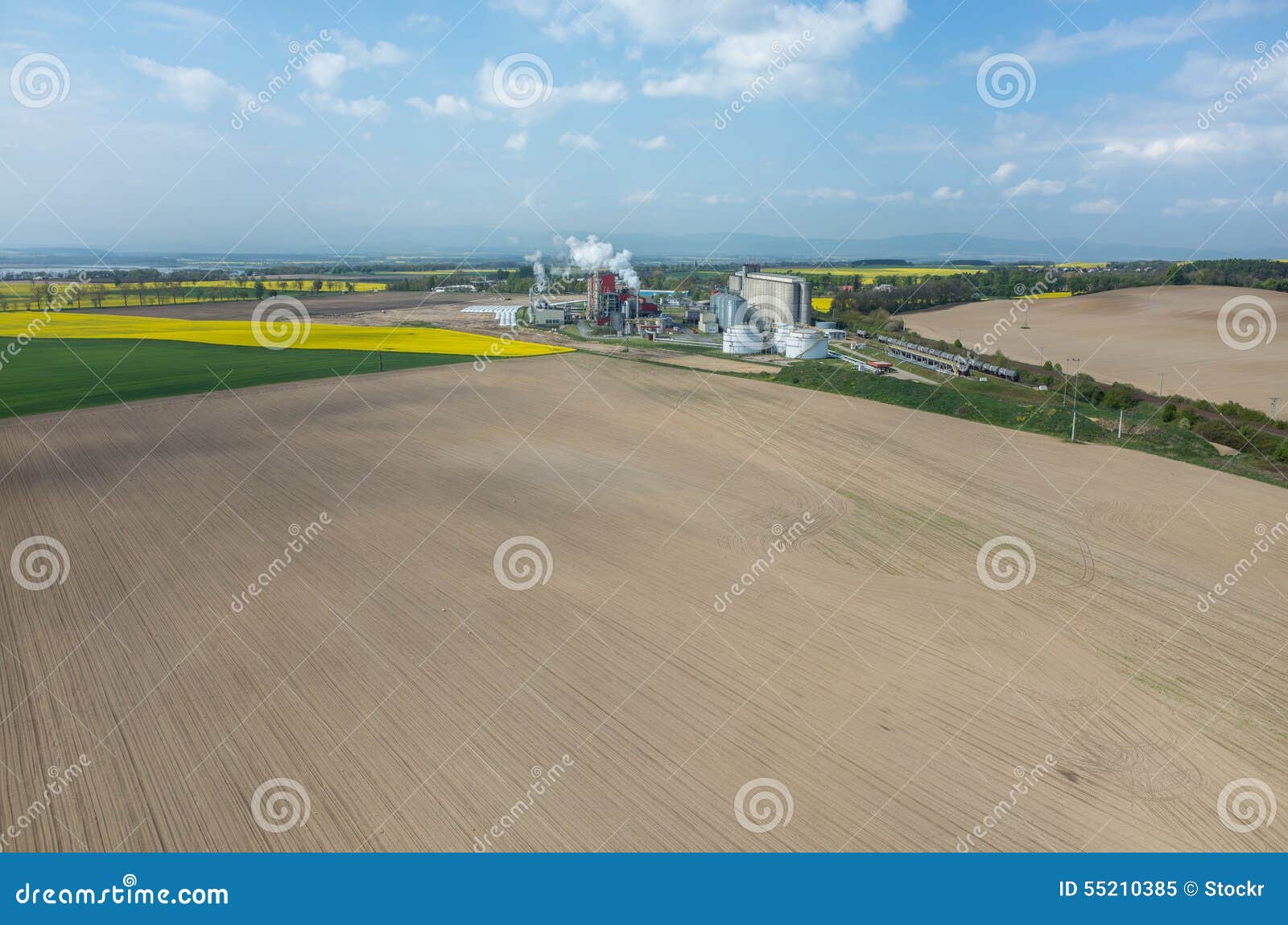 Biofuel factory stock image. Image of agribusiness, alternative - 55210385
