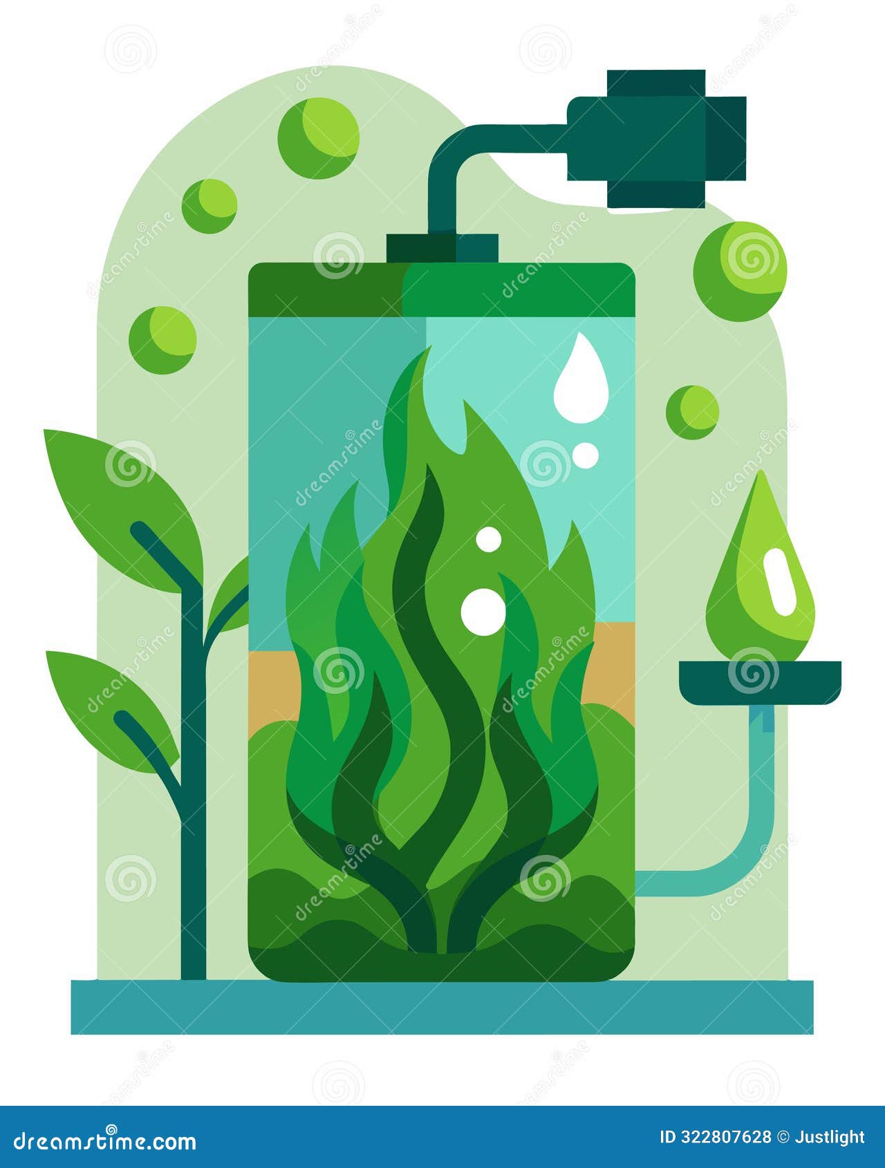 A Biofuel Made From Algae Which Can Be Grown In Large Quantities And ...